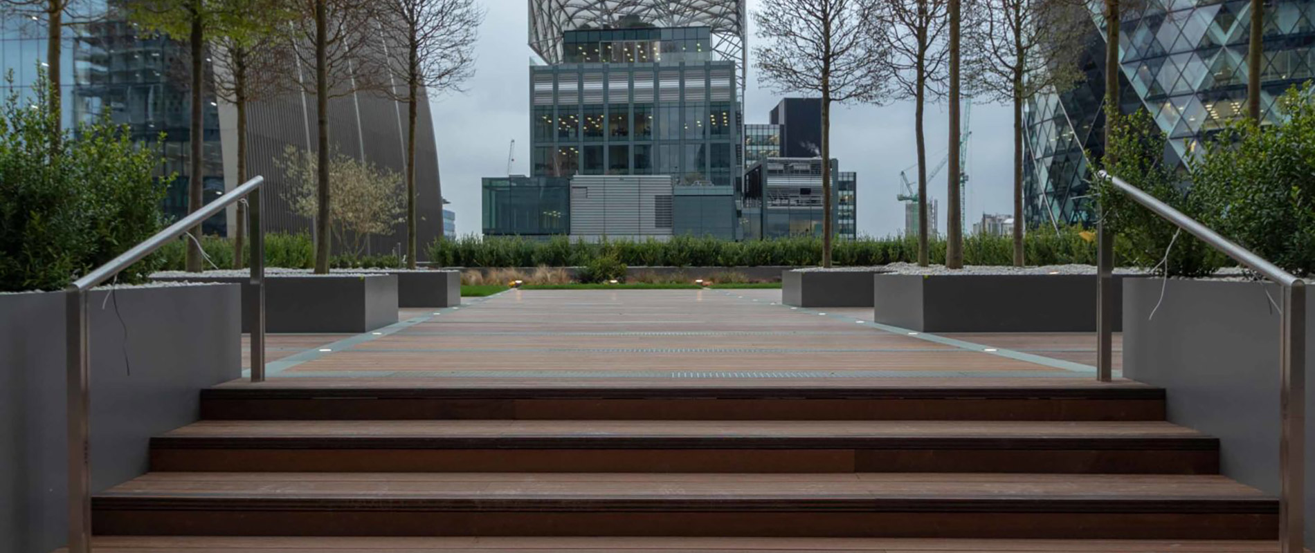 Stunning Roof Terrace completed at 100 Bishopsgate’s 40 Storey Tower